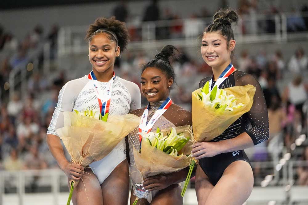 Simone Biles cruises to 9th national gymnastic title | Tyler Morning ...