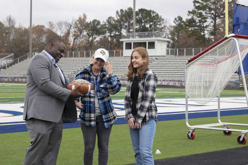 Chapel Hill ISD honors head football coach Jeff Riordan for 100th ...