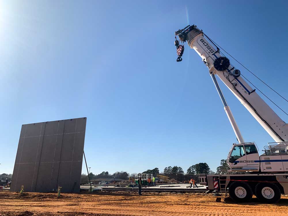 Vertical construction begins on the Tyler Rose Complex | Tyler Morning ...