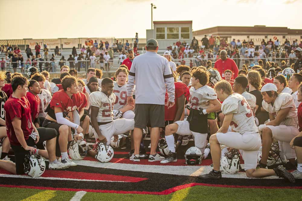 Tyler Legacy football coach praises talent, looks ahead to season ...