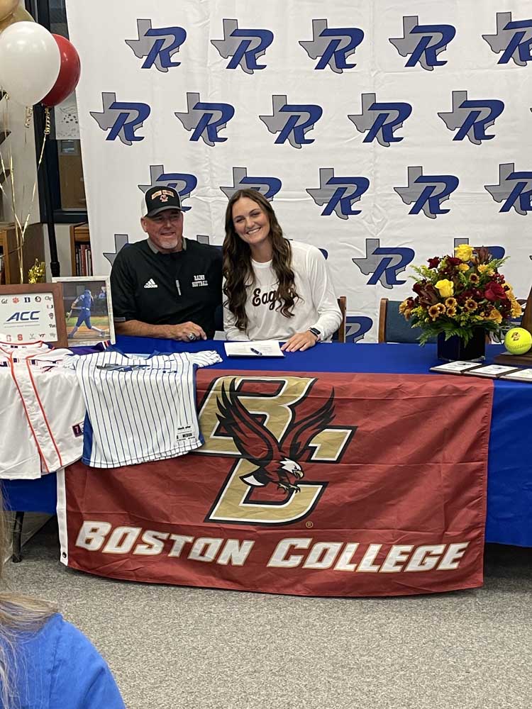Rains’ Emma Knight signs with Boston College for softball | Tyler ...