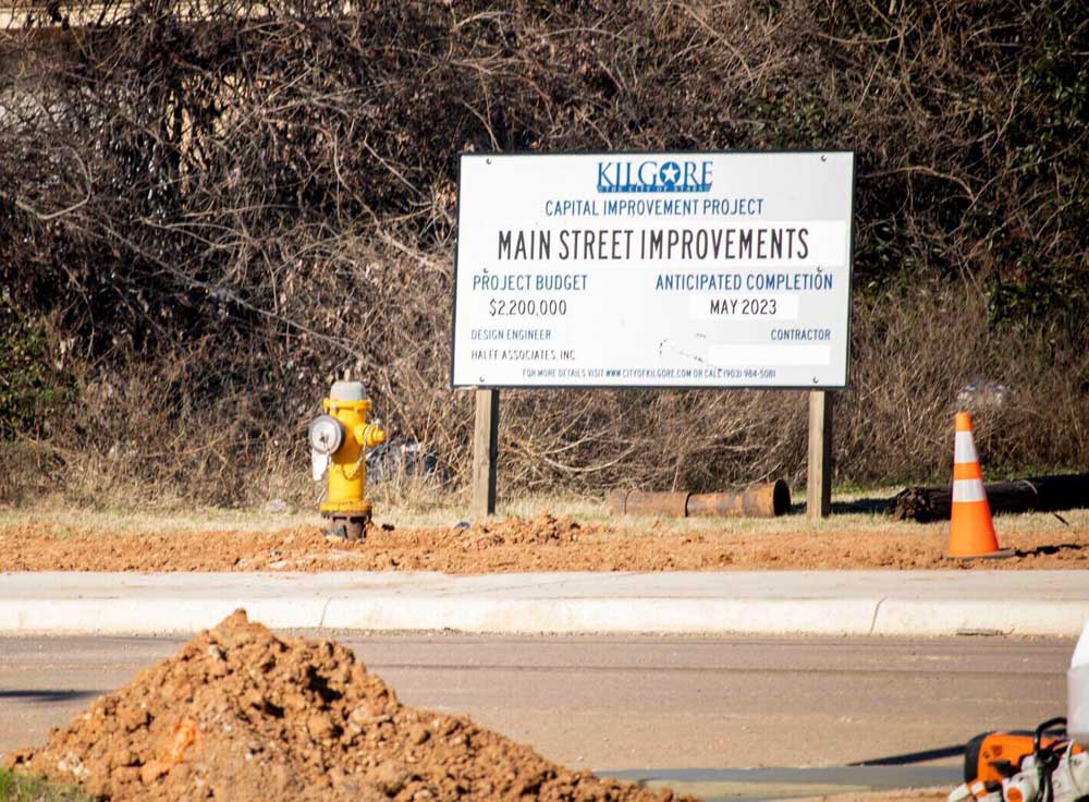 Kilgore’s Main Street Project enters final phases | Tyler Morning Telegraph