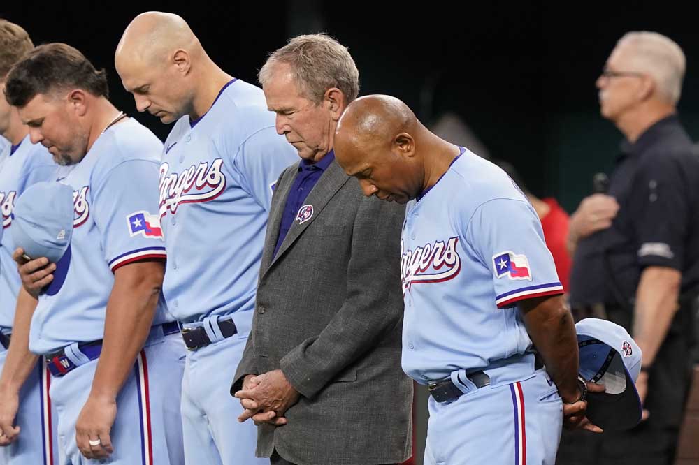 George W. Bush part of MLB’s 9/11 anniversary tribute | Tyler Morning ...