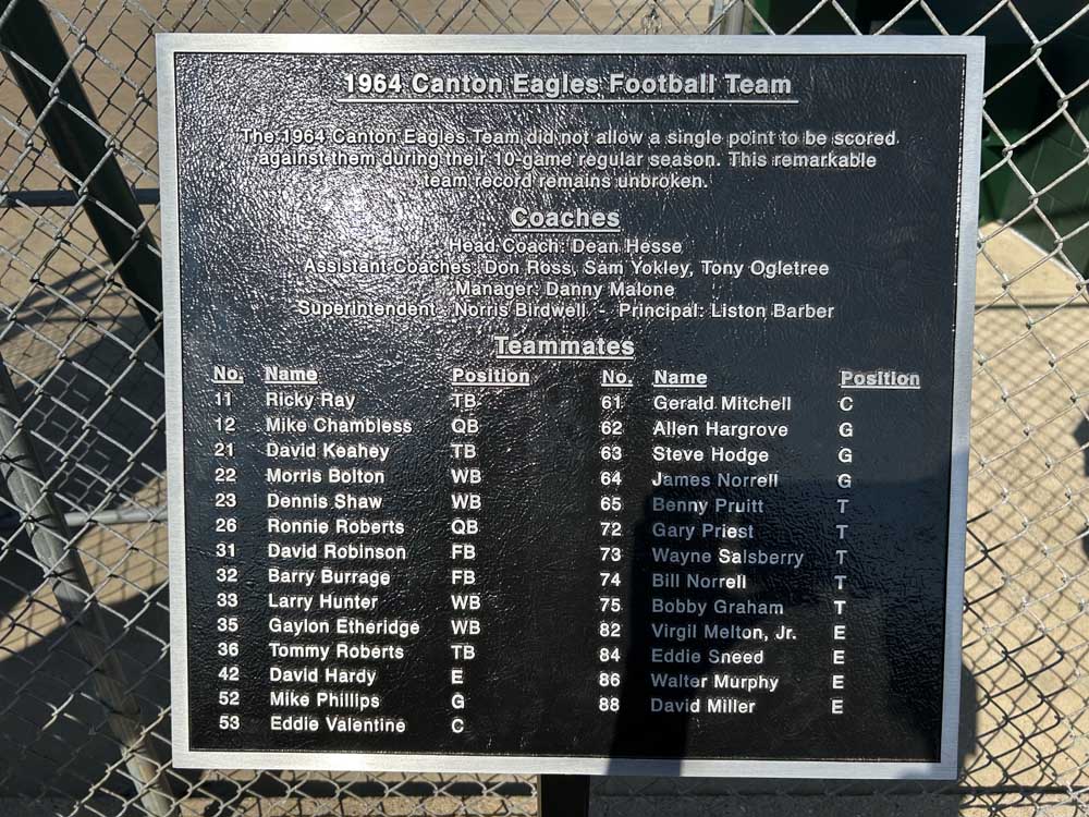 1964 Canton team honored by marker | Tyler Morning Telegraph