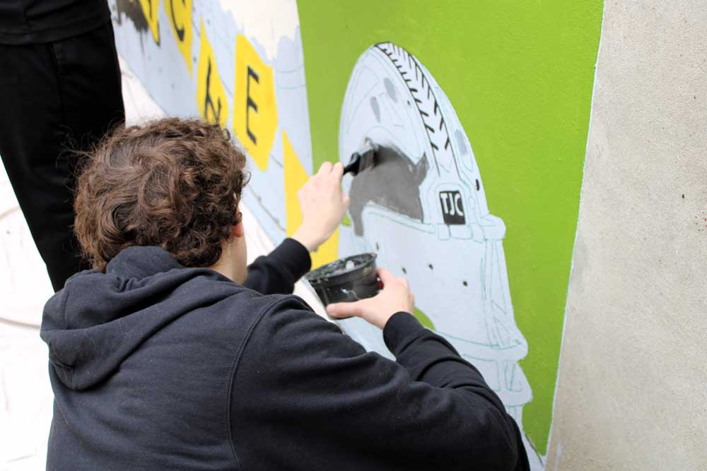 East Texas muralist, Tyler Junior College partner for interactive mural ...