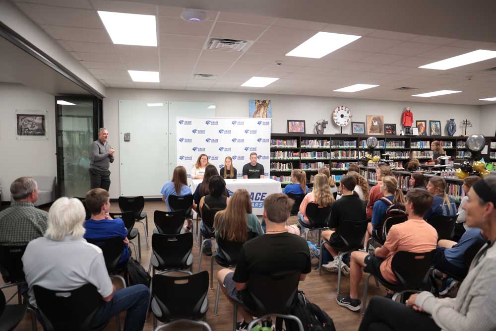 Grace’s Abby Metzger signs with Harding University | Tyler Morning ...