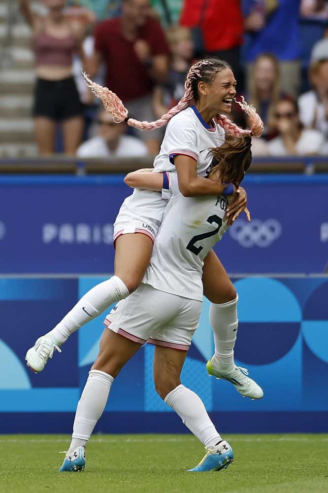 Trinity Rodman’s ‘bit of magic’ sends US into Olympic soccer semifinals ...