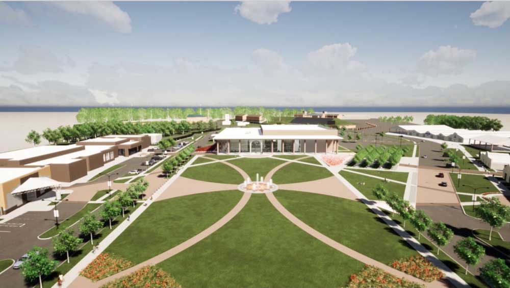 Exterior of Rose Complex Convention Center expected to be completed by ...