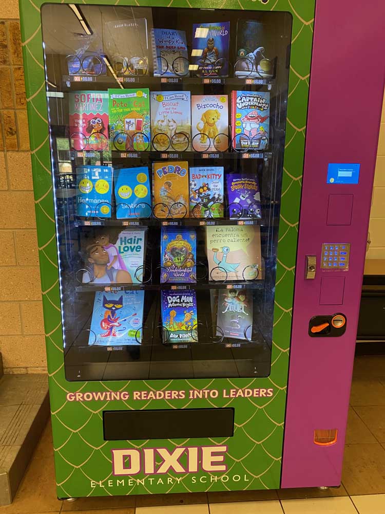 Book vending machine encourages kindness, reading in students at Tyler ...