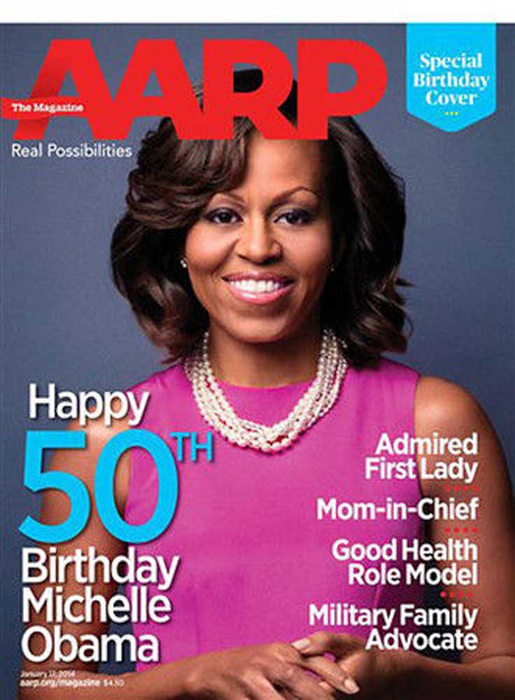 Michelle Obama turns 50, shows off AARP card | Tyler Morning Telegraph
