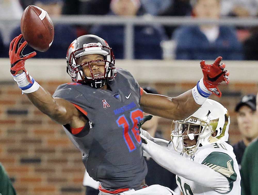 SMU’s Courtland Sutton earns weekly Tyler Rose honor | Tyler Morning ...