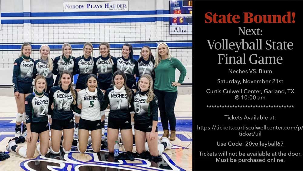 Neches eyeing third straight volleyball state title | Tyler Morning ...