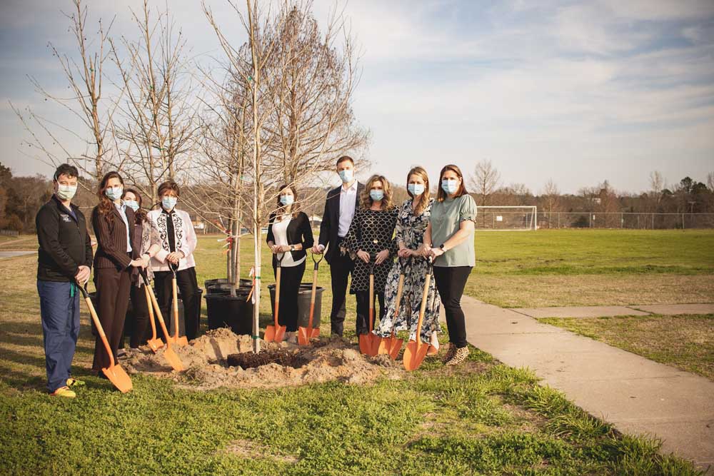 UT Health Tyler celebrates NICU construction by donating nine trees ...