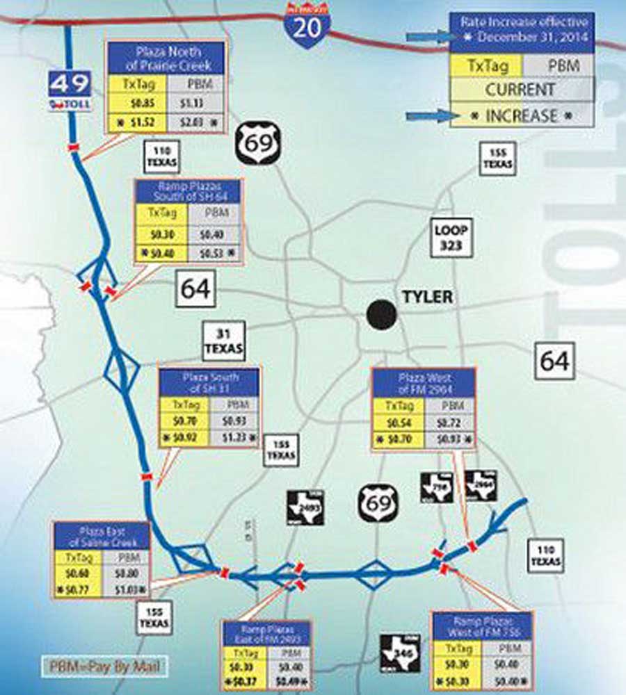 Shortcuts: Usage of Toll 49 is up; revenue rises as rates increase ...