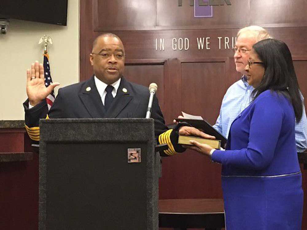 New Tyler Fire Chief David Coble sworn in, takes helm Monday | Tyler ...