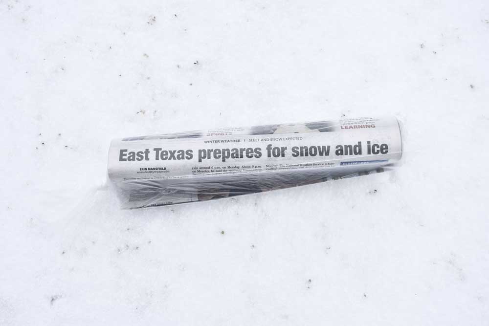 Winter storm brings snow to East Texas | Tyler Morning Telegraph