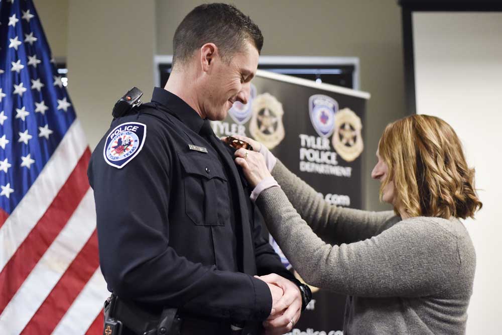 Tyler Police Department swears in 4 new officers | Tyler Morning Telegraph