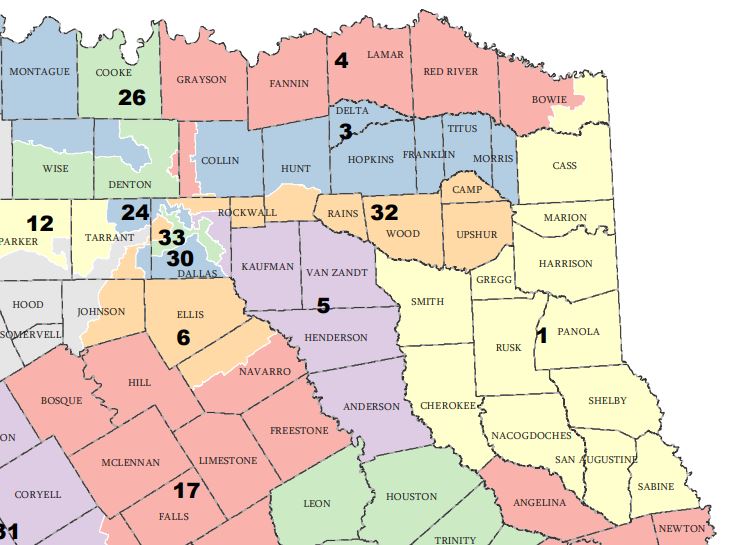 Here’s how Congressional District 1 could change under proposed redistricting effort | Tyler ...