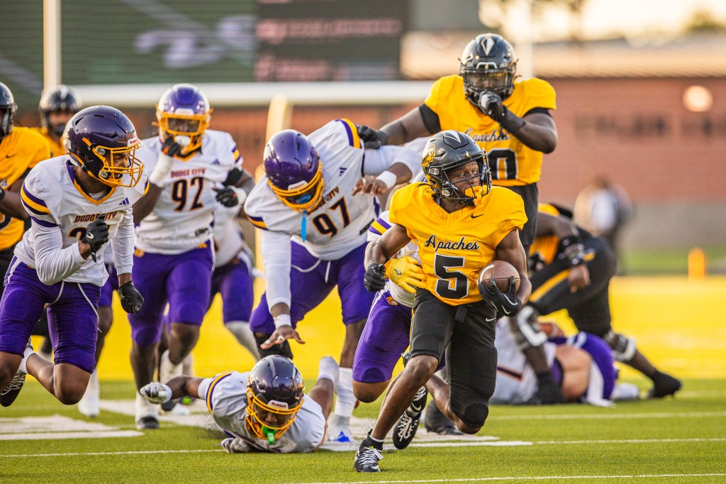 No. 9 Apaches have smashing opening win over Dodge City | Tyler Morning ...