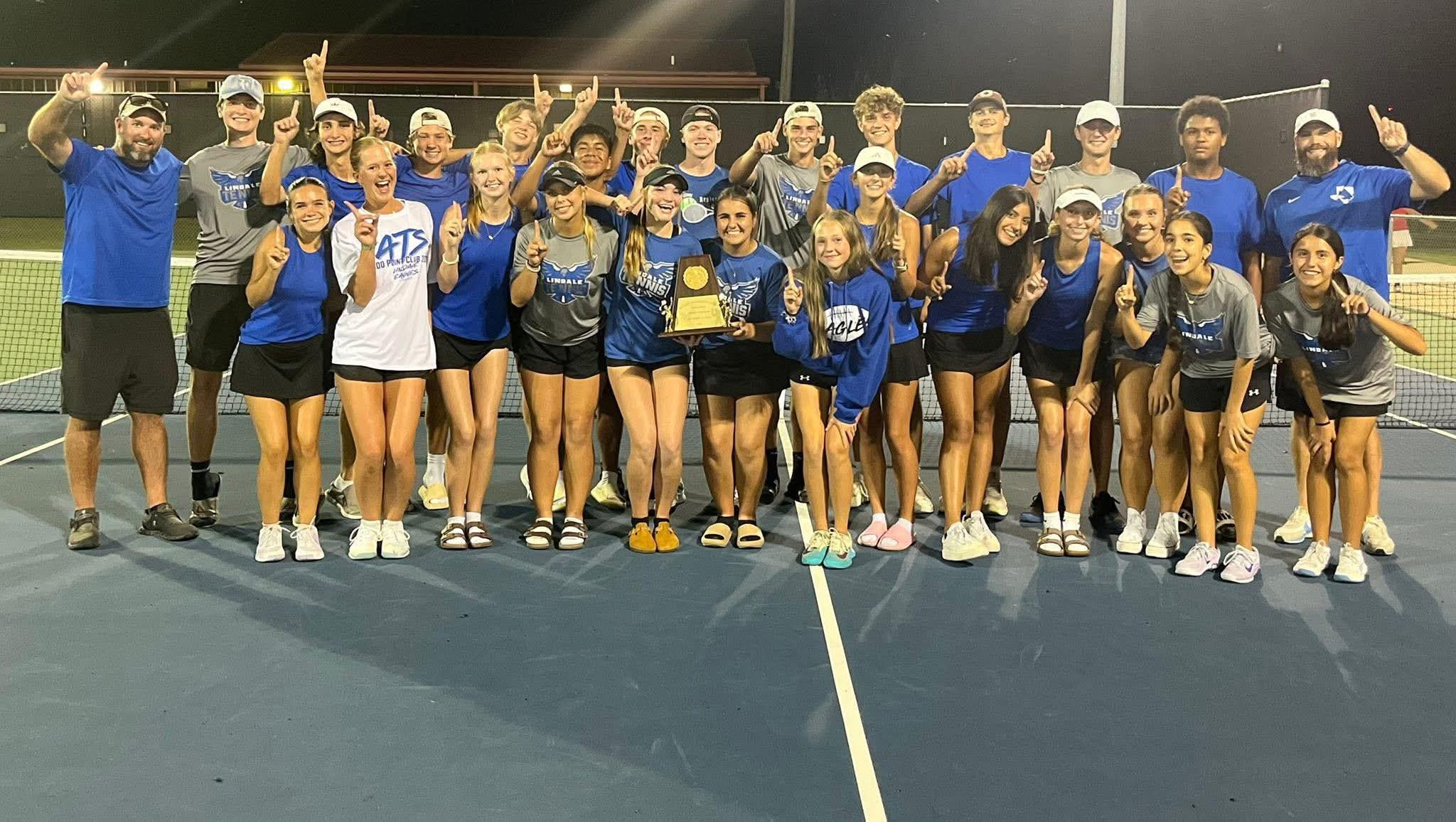 Lindale defeats Van, wins 6th straight team tennis district title ...