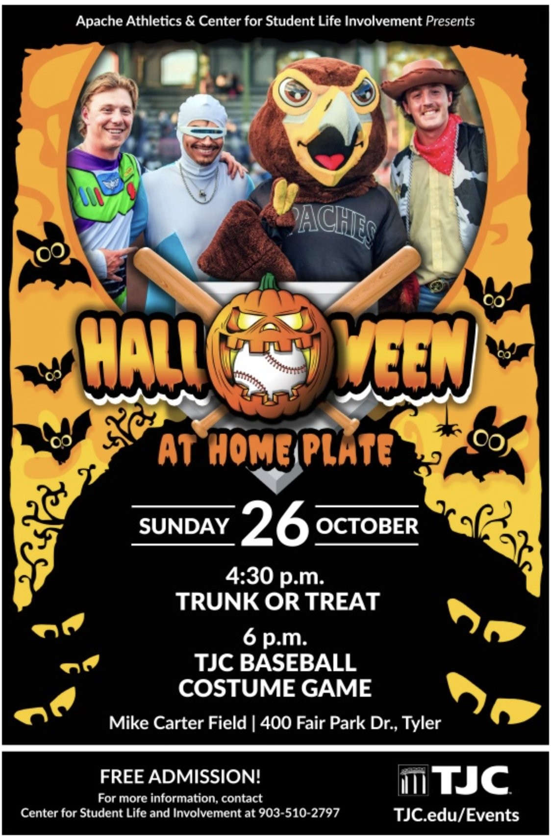 TJC set for football, ‘Halloween at Home Plate’ weekend | Tyler Morning ...