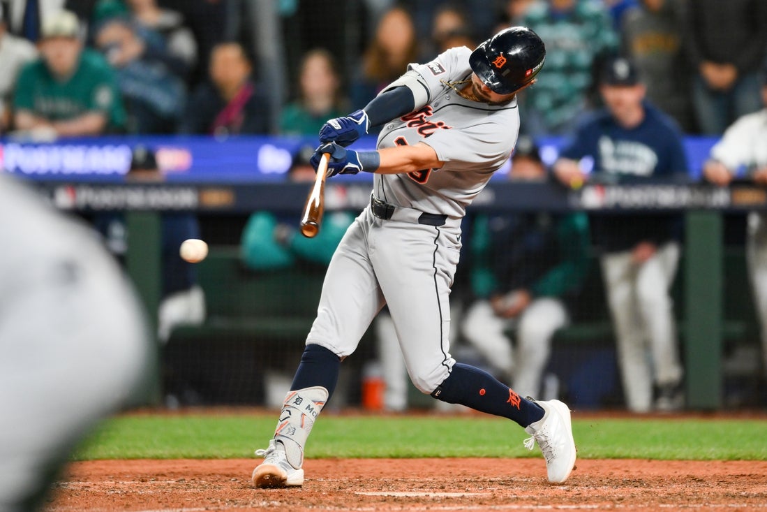 MLB roundup: Tigers top Mariners in 11 innings to take series opener ...
