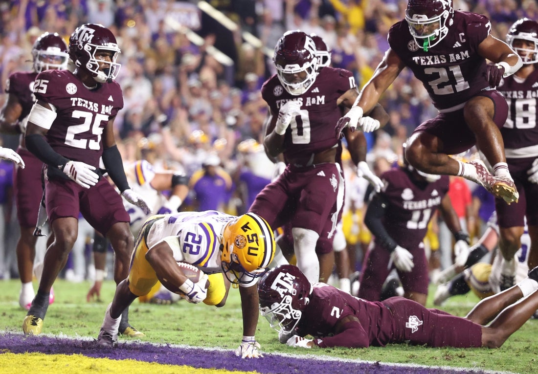 No. 3 Texas A&M dominates 2nd half at No. 20 LSU to remain unbeaten ...
