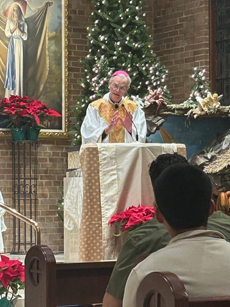 Bishop Kelly delivers hopeful Christmas message at Midnight Mass in ...