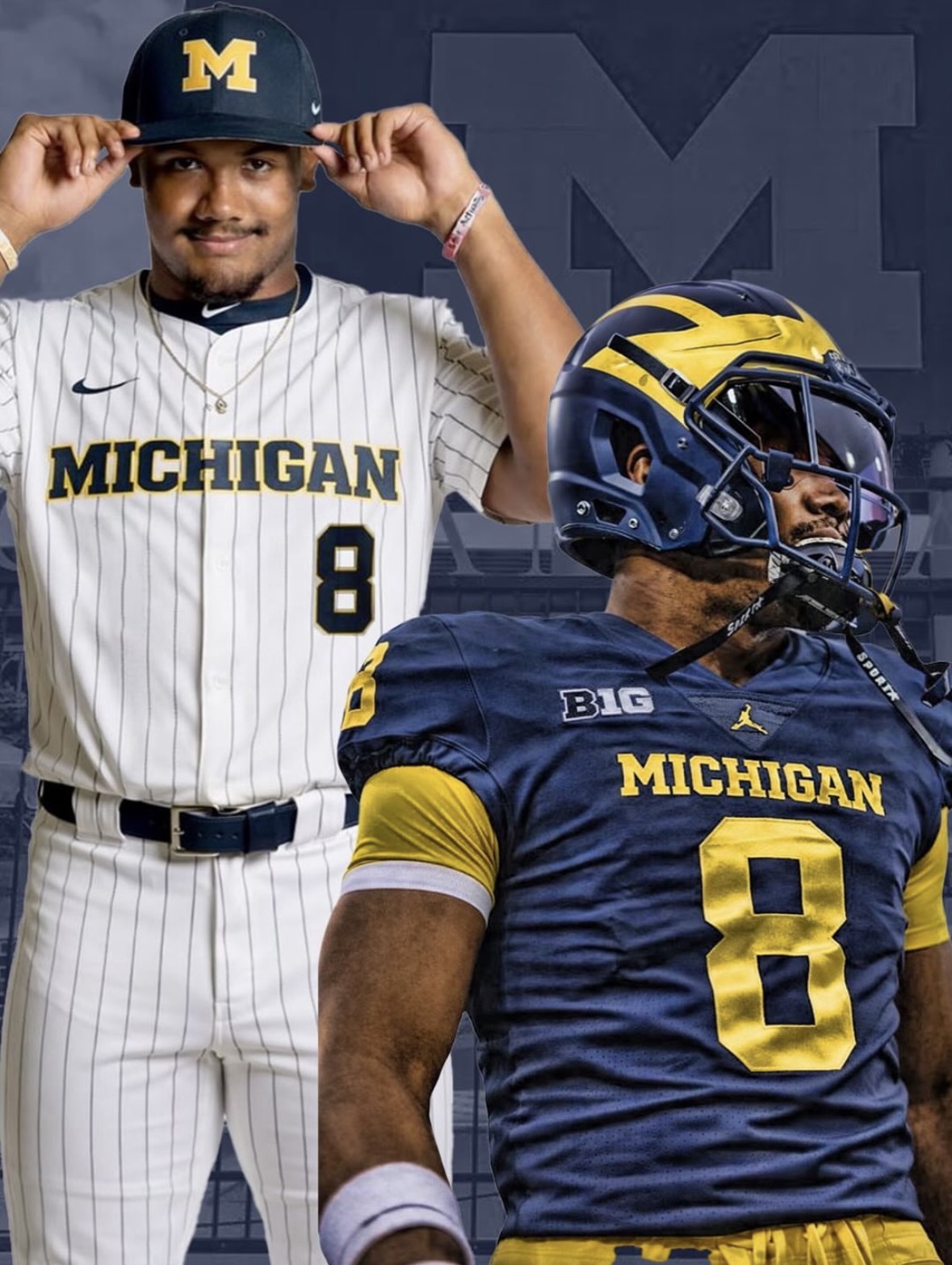 New arrival Taylor Tatum eager to play football, baseball at Michigan ...